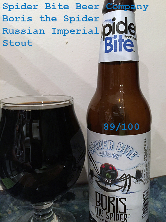 Day 8 – Spider Bite Brewing Company – Boris the Spider Russian Imperial ...